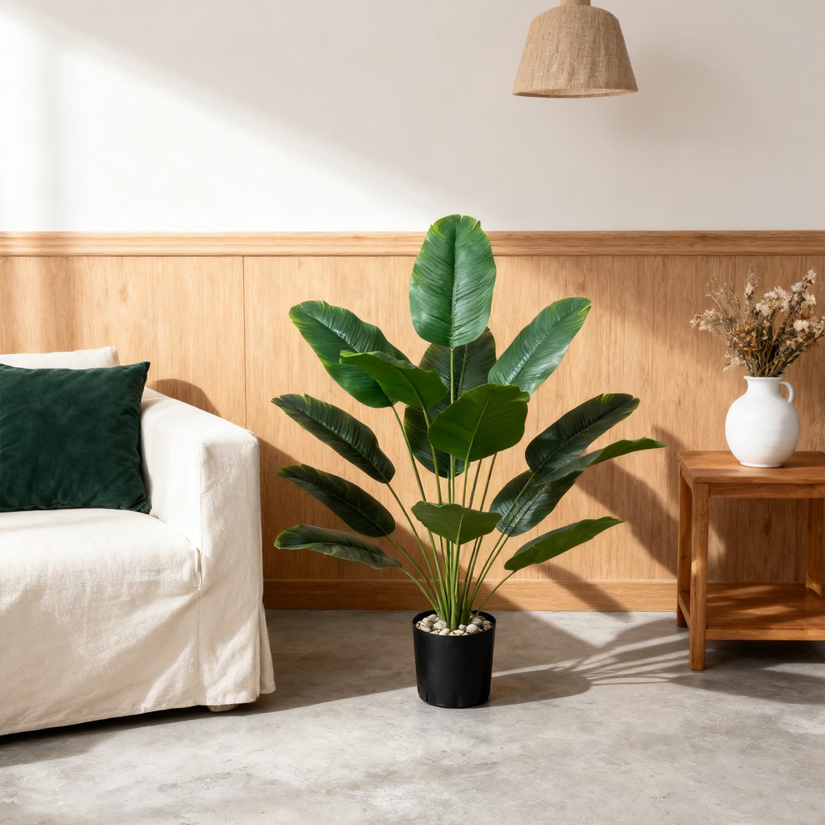 60-95CM Artificial Plant（Without flower pots）Artificial Leaves ...