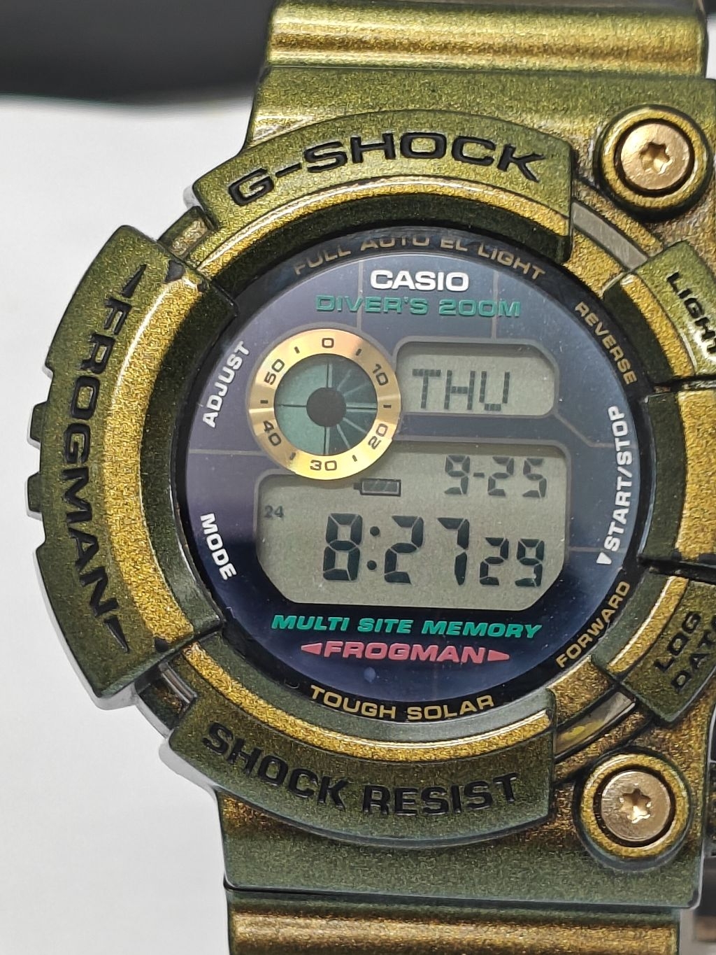 G-SHOCK Frogman DW-200GM Gold Defender Titanium Shock Resistant ...
