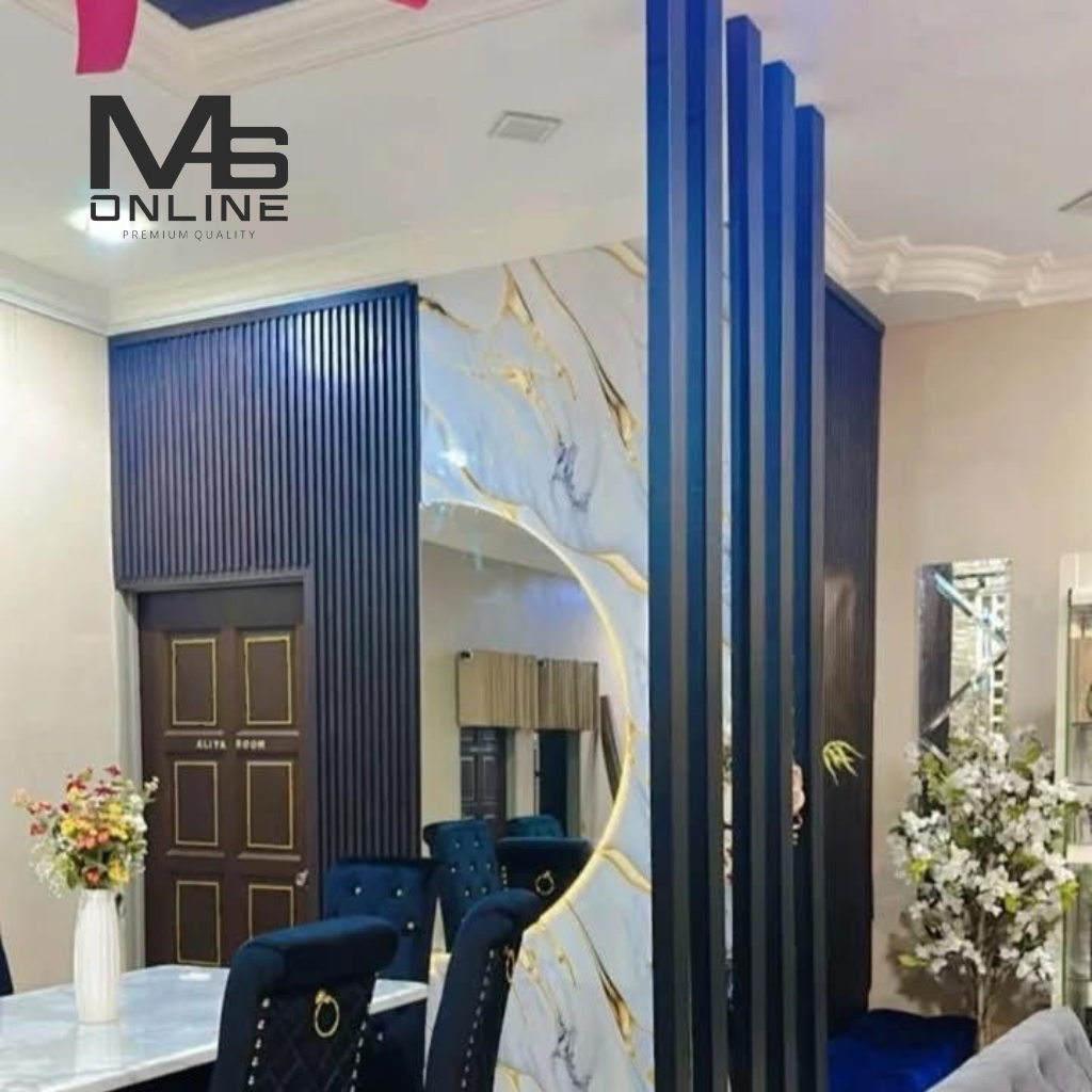 WPC Column Parition Divider Tube Divider Hollow Timber Tube Column 12ft ...