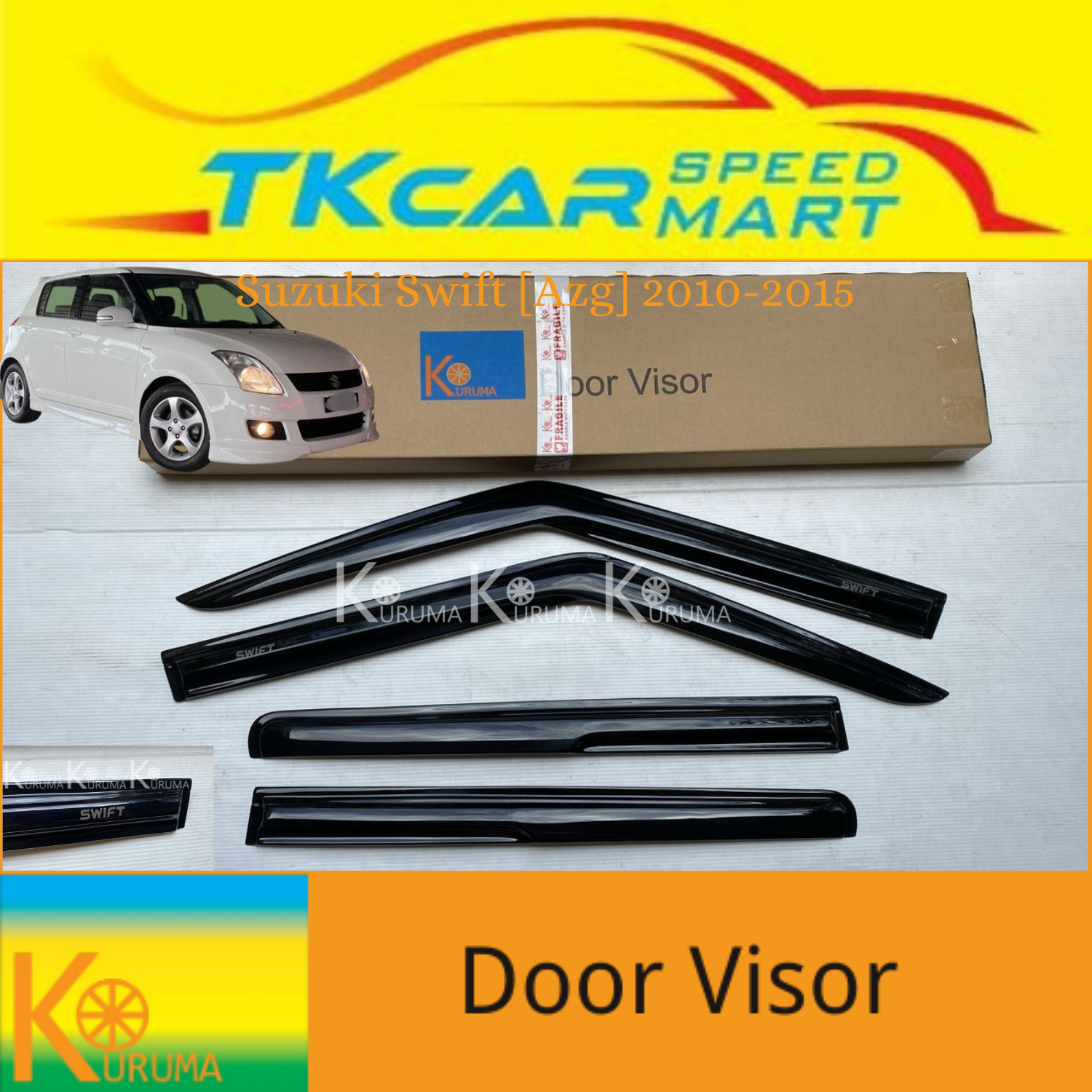[READY STOCK] SUZUKI SWIFT [ AZG ] 2010-2015 2 ND GEN ( KURUMA ) 8 CM ...