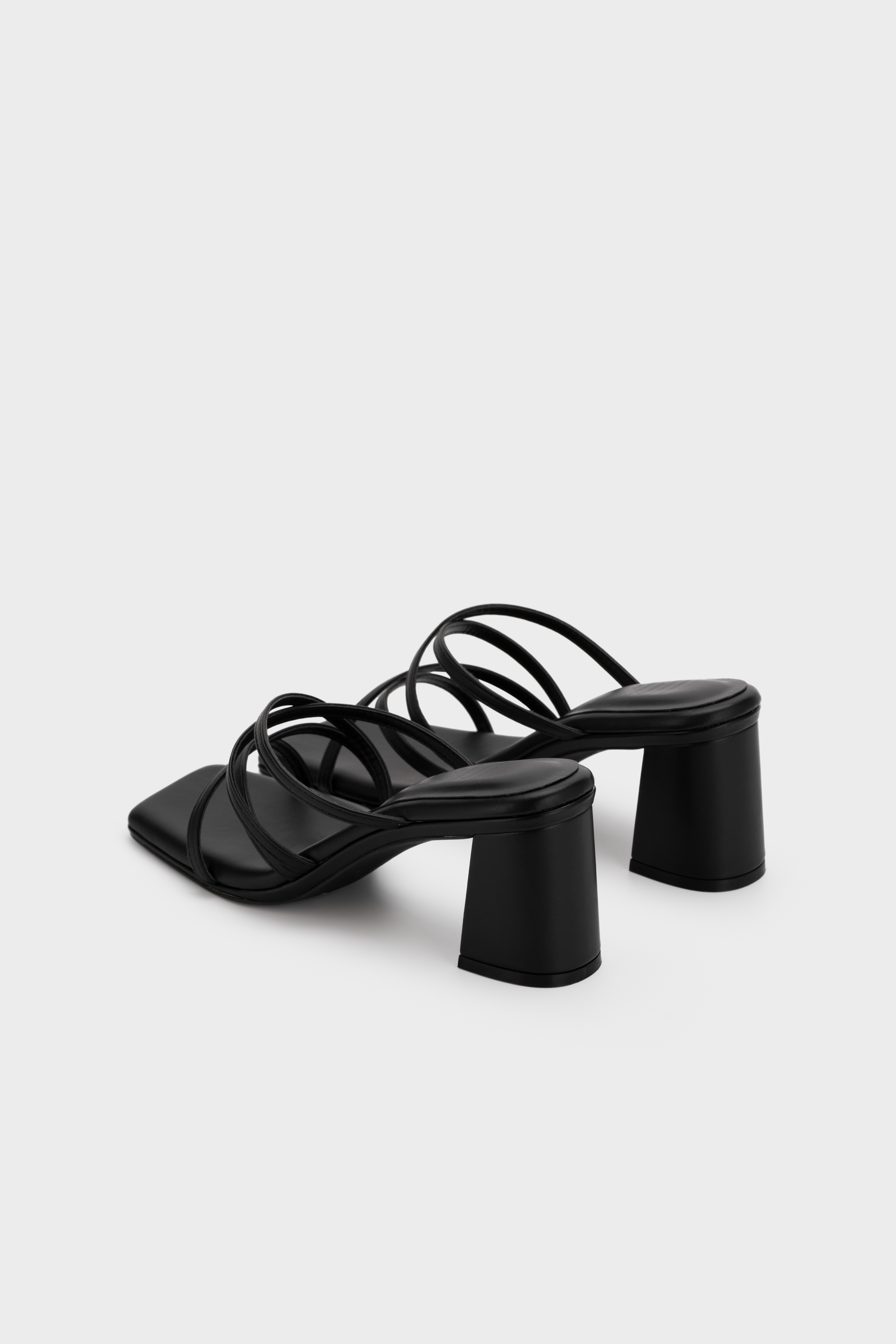 Nose Cloud 9 CloudFoam Multi-Strap Block Heel Slide Comfy Cloud 9 Heels ...