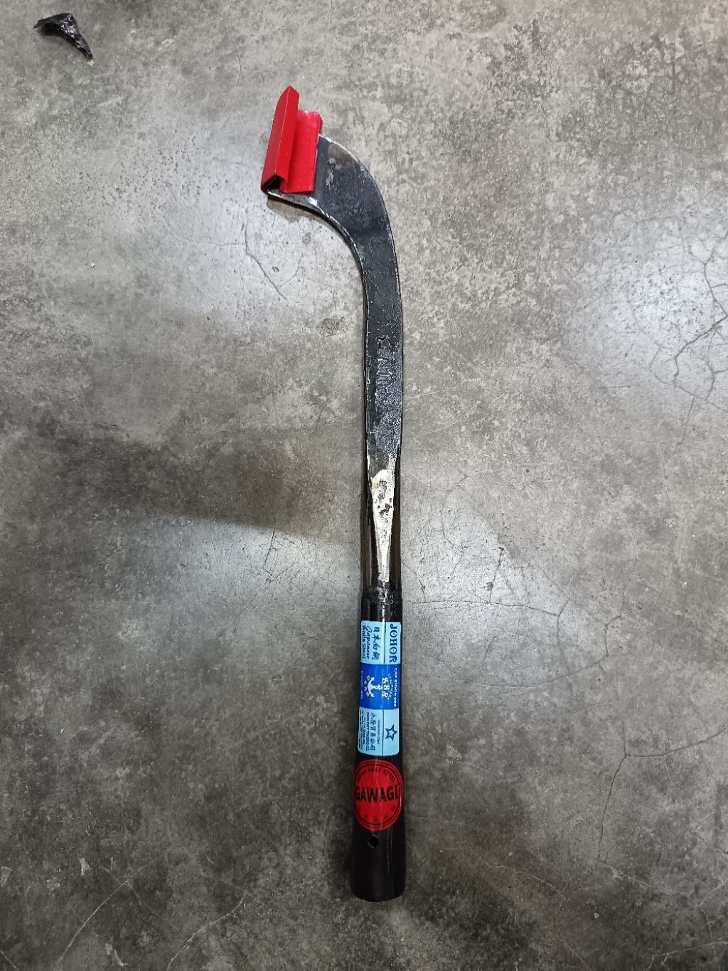 888 JOHOR GAWAGI PISAU GETAH steel size 48 kecil pokok tua 888 JOHOR ...