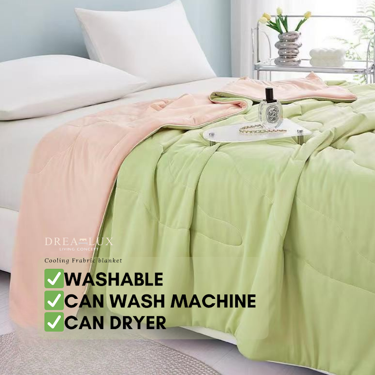 DREAMLUX 1800Tc Ice Silk Summer Cooling Quilt Comforter Aircon Blanket ...