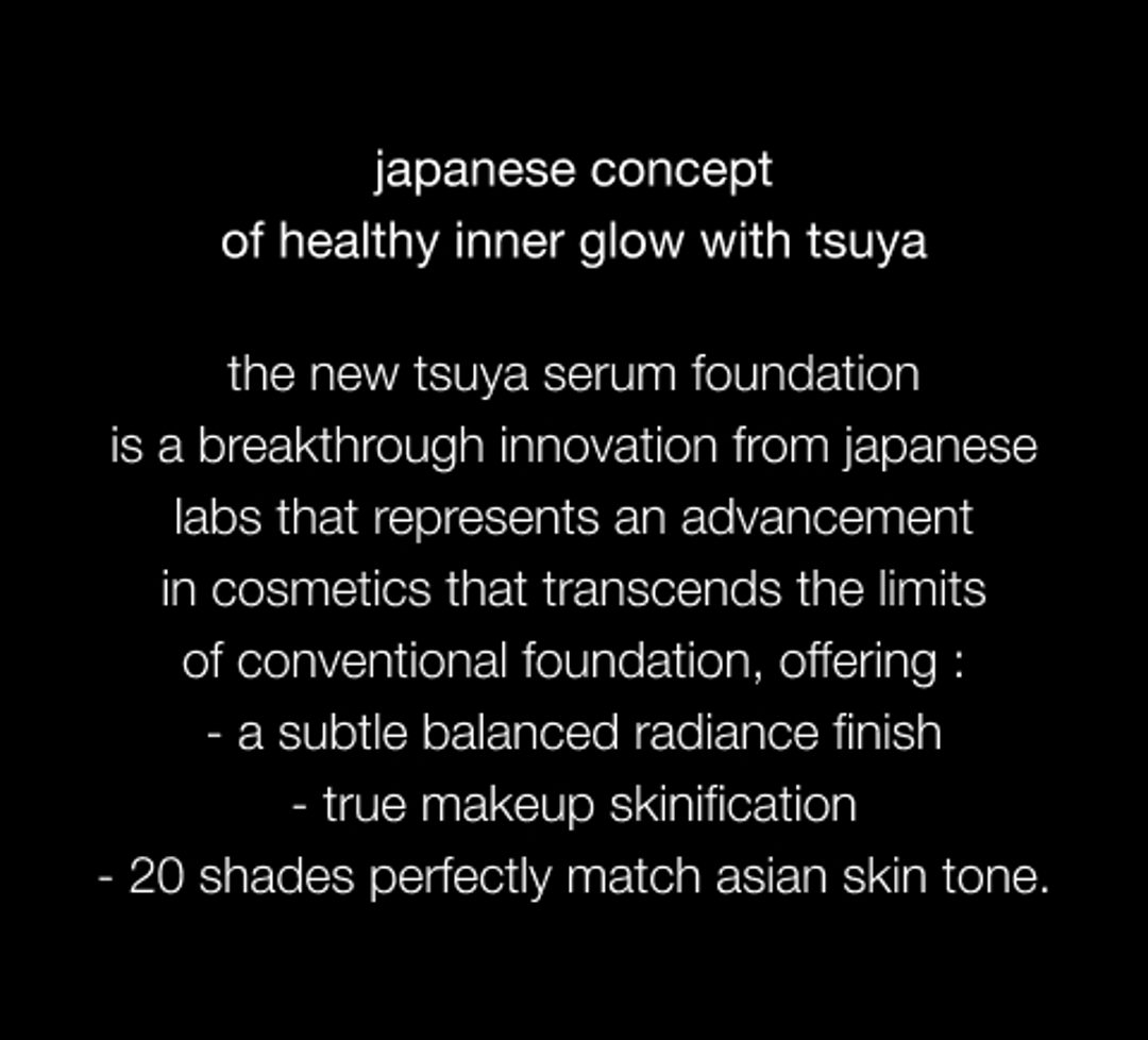 Shu uemura unlimited care tsuya serum foundation with 5% niacinamide ...