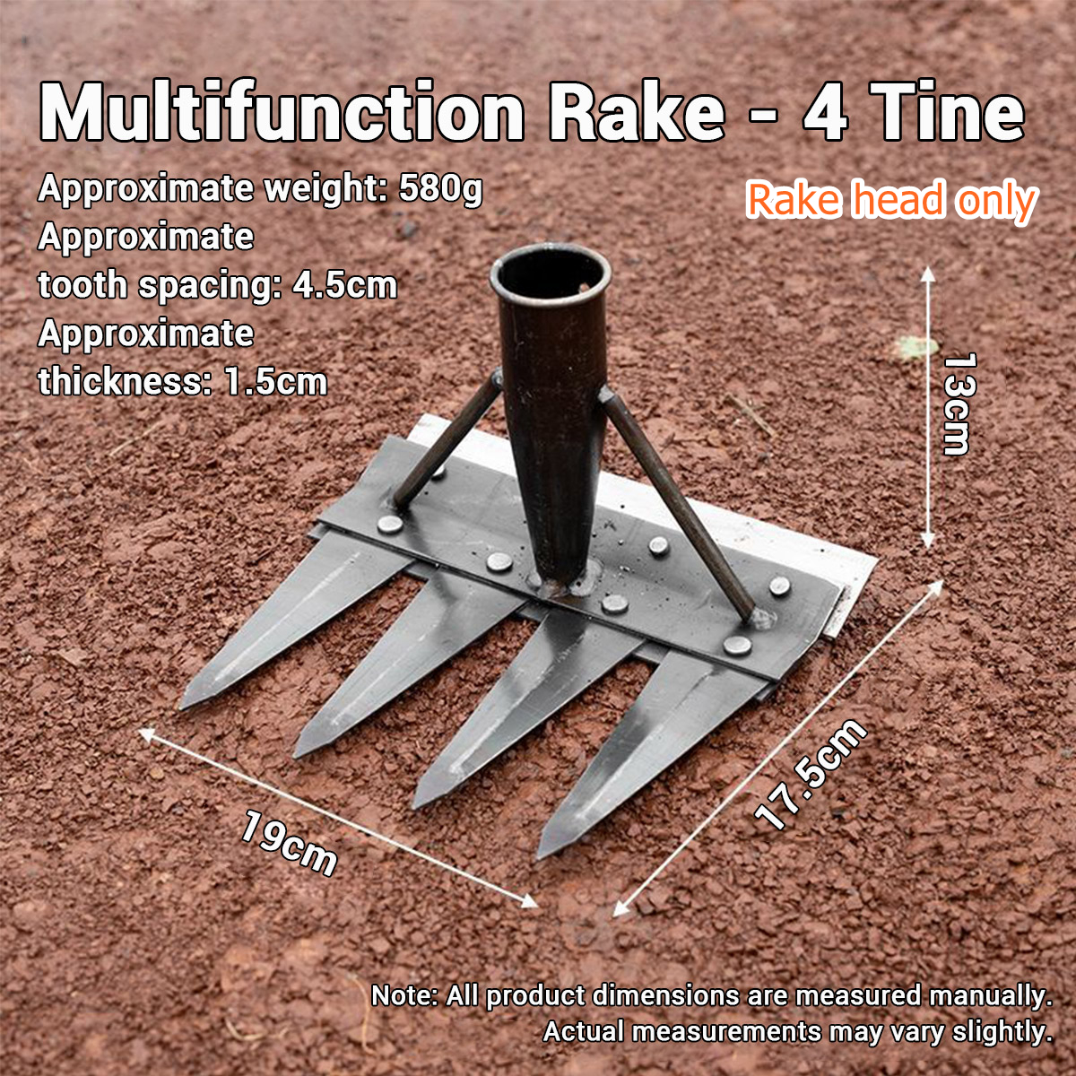 Multifunctional Weeding Garden Hoe Rake Garu Cangkul Taman Alat ...