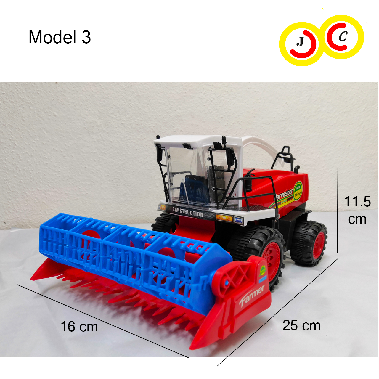 🔥HOT ITEM🔥 Toy Farm Tractor Farm Car Harvester Mesin Padi Besar Mainan ...