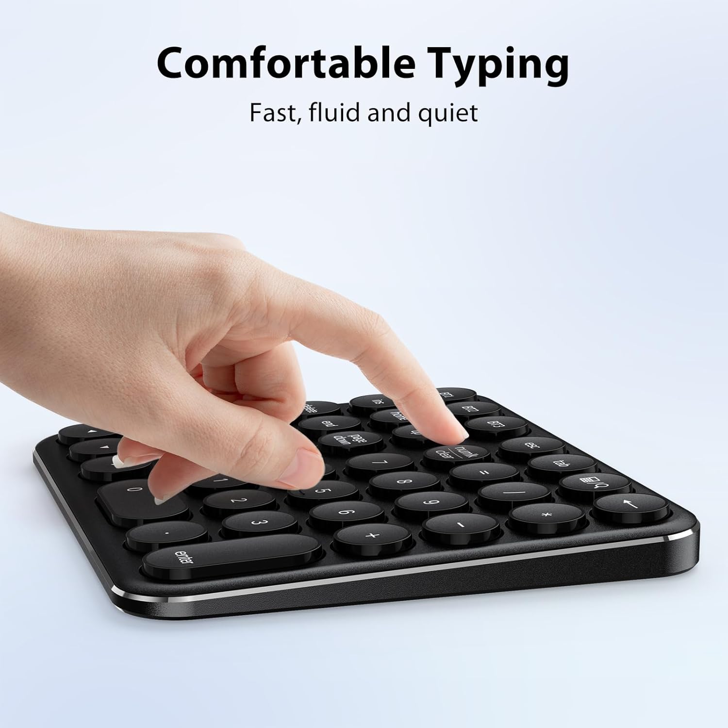 iClever KP11 Bluetooth Number Pad, Portable Wireless Number Pad ...