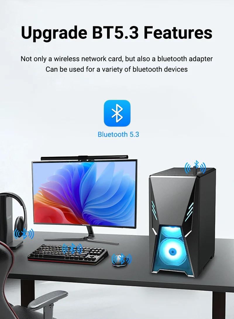 Realtek AX1800M Wifi6 + Bluetooth 2in1 Dual Band Antenna 5G/2.4GHz ...