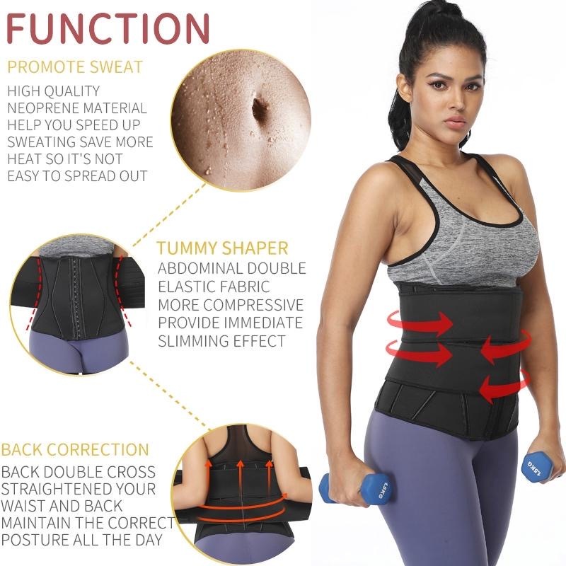 Waist Trainer Corset Trimmer Belt Postnatal Slimming Body Lumbar Shaper ...