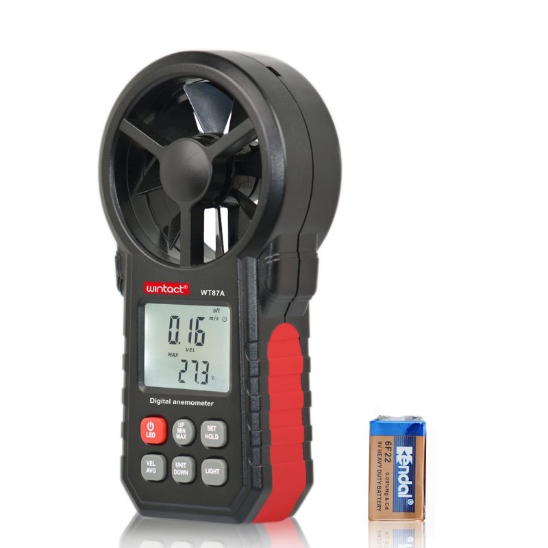 Portable Anemometer Speed Meter Wind Gauge With Lcd Backlight For ...