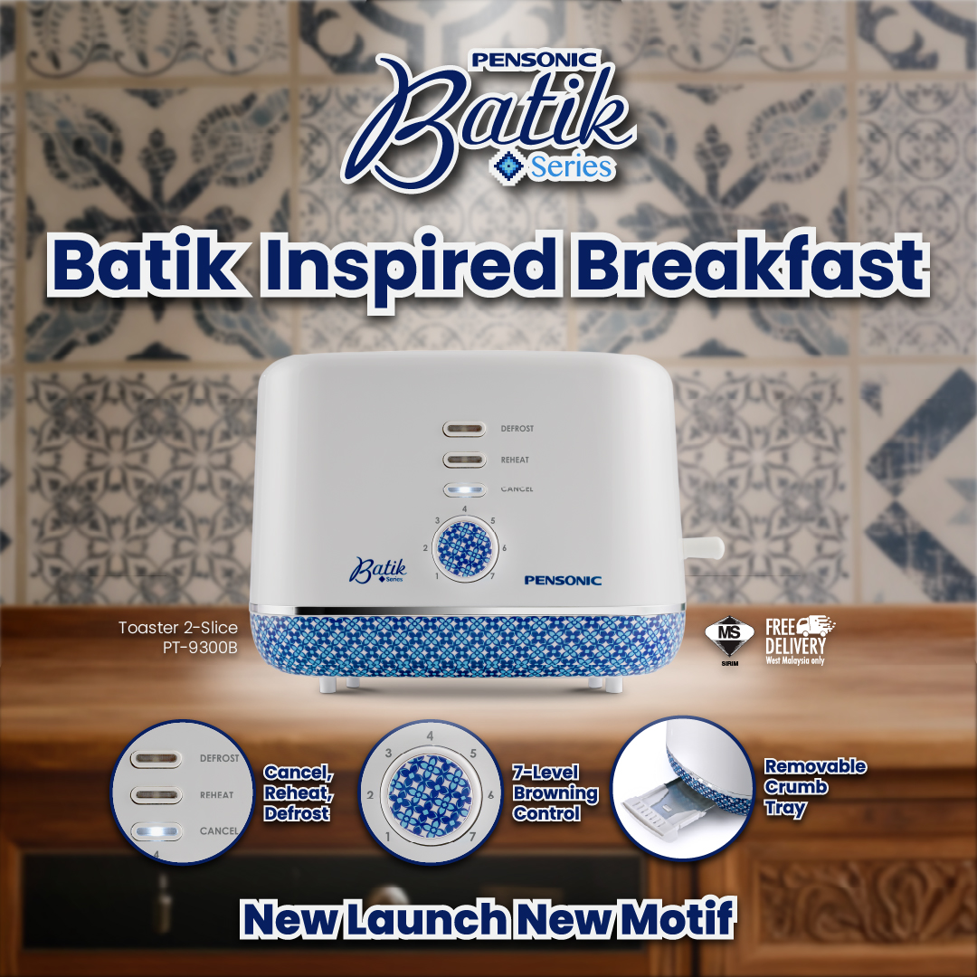 [ NEW ] Pensonic Batik Series Toaster | Pembakar Roti Siri Batik | PT ...