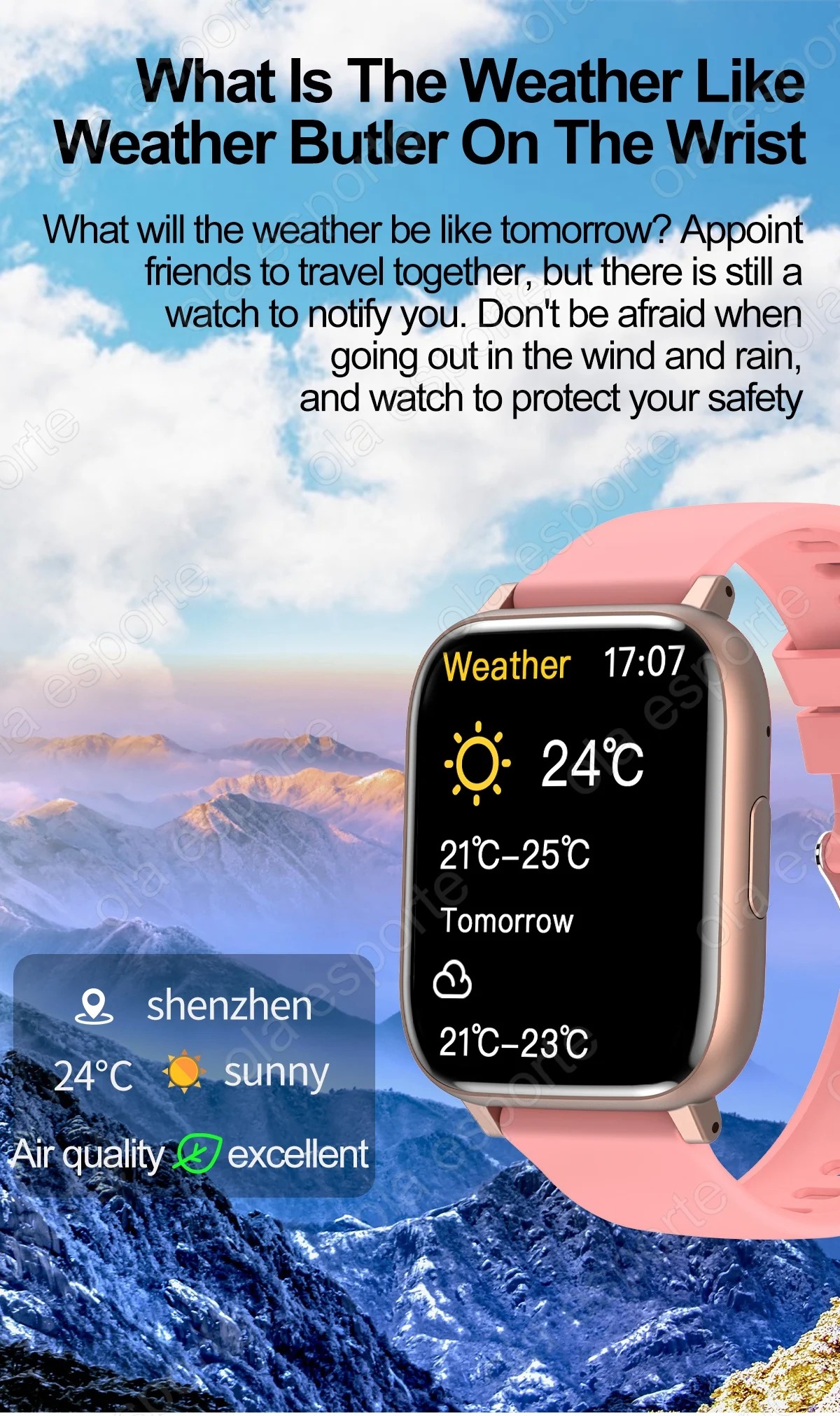Smart Watch Full Touch Screen Remote Photo Bluetooth Call Sports ...