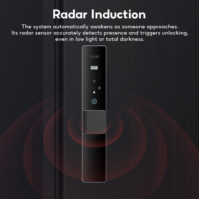 MeeGoo Smart Door Lock with Camera 3D Face Recognition WiFi Smart Lock ...