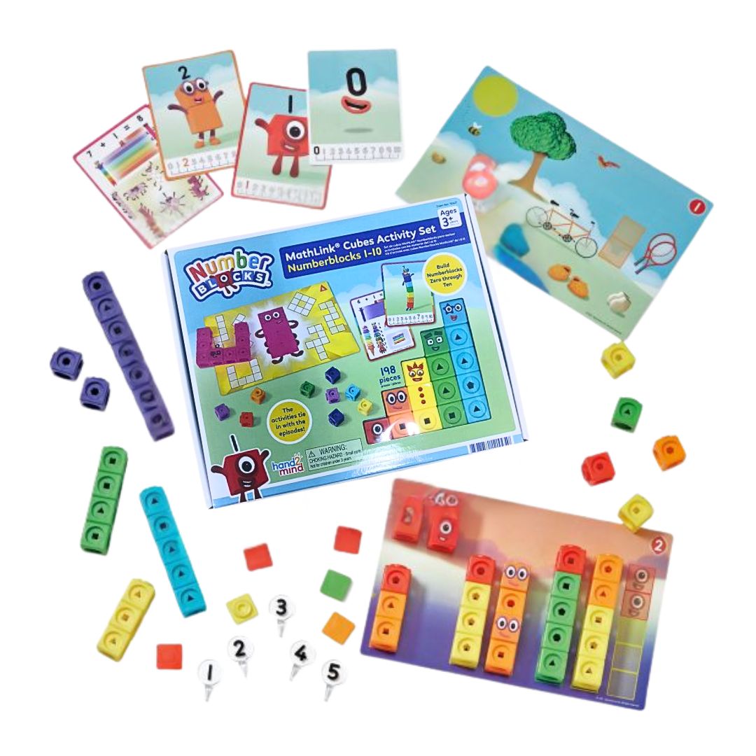 Learning Resources MathLink Cubes Numberblocks 1-10 Activity Set by ...