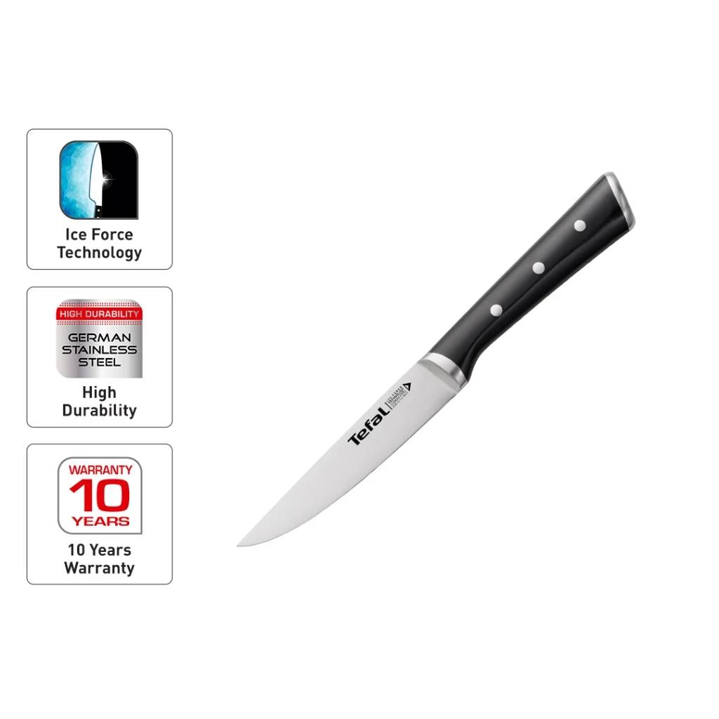 Tefal Ice Force Utility Knife 11cm | K23209 (Pisau Serbaguna 11cm ...