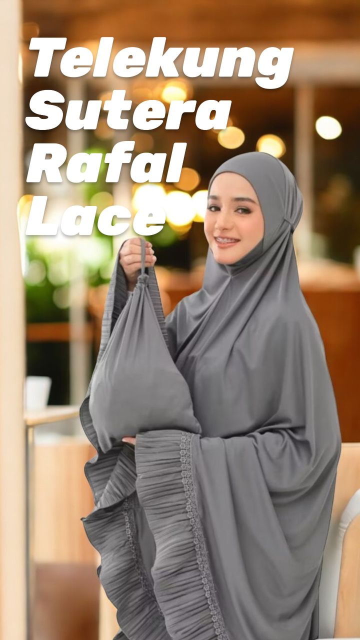 TELEKUNG TRAVEL Satin SUTERA Premium UMRAH HAJI FREE Pouch BAG MAMPU MILIK Chin Cover Berdagu ...