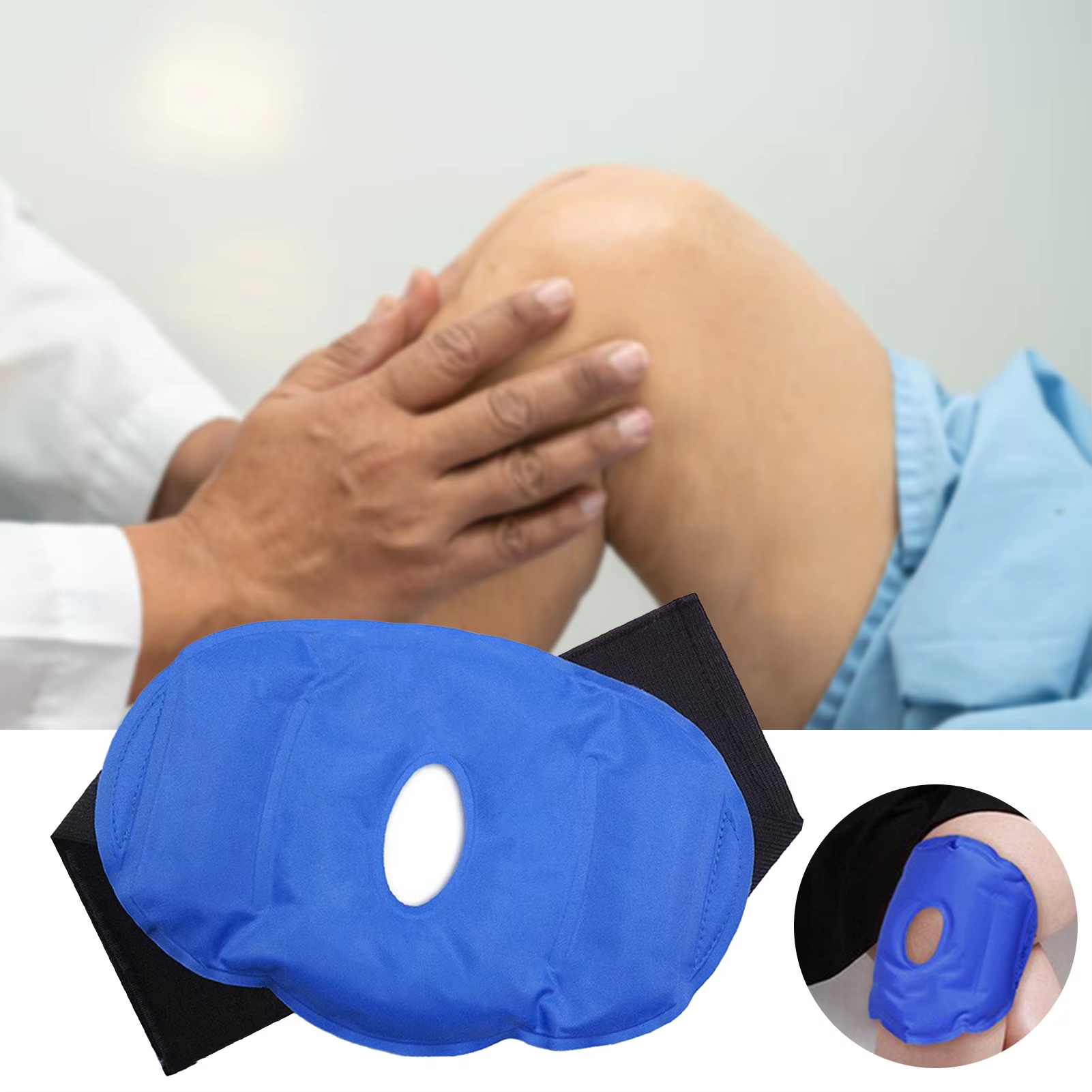 Strap Cold or Hot Water Therapy Sports Pack Reusable Ice Bag with ...