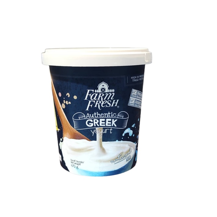 Farm Fresh Authentic Greek Yogurt Natural Asli 470g | Shopee Malaysia