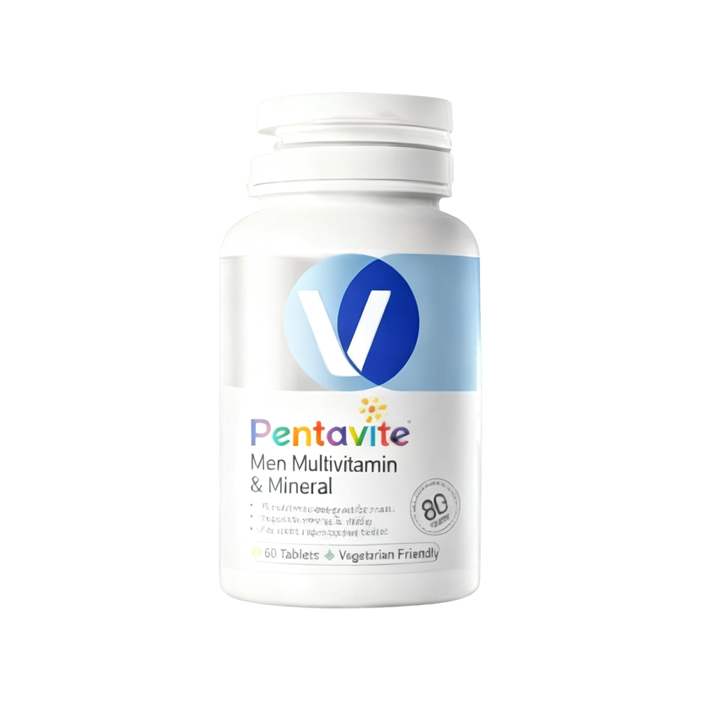 Pentavite Men Multivitamin & Mineral 30 Tablets | KKM Certified 16-in-1 ...