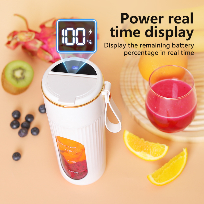 Juice Cup Portable Multi-functional 350ML Wireless Electric Juicer Ice ...