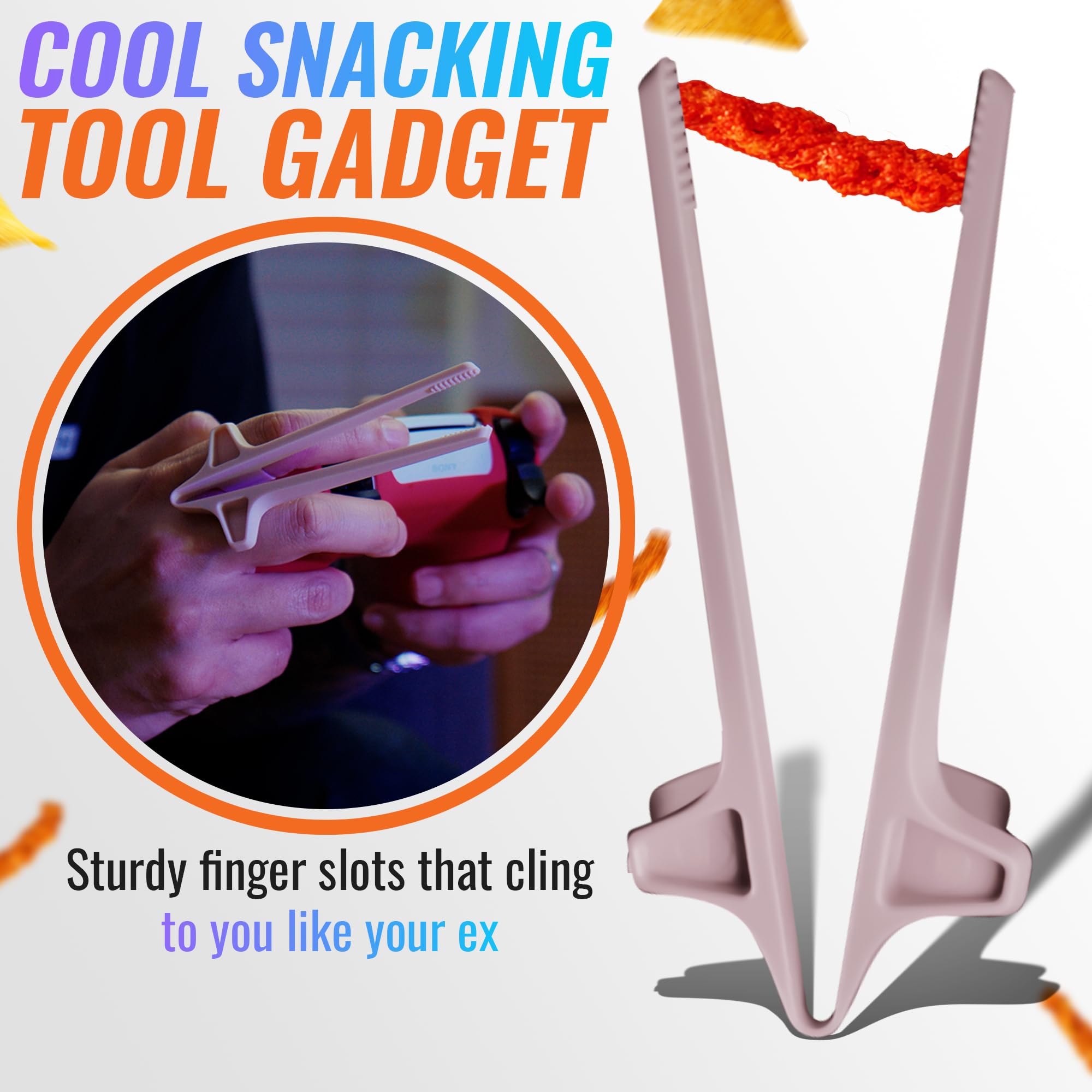 Berkualiti Finger chopsticks snack while playing games,handy to pick ...