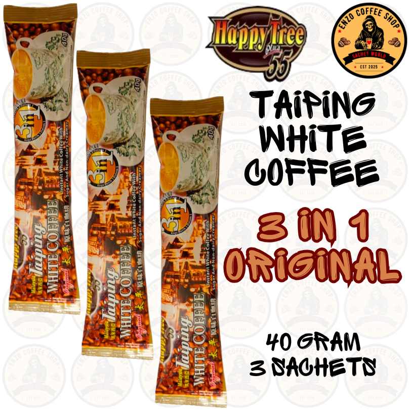 TAIPING ORIGINAL 3 IN 1 WHITE COFFEE INSTANT DRINK / HAPPY TREE WHITE ...