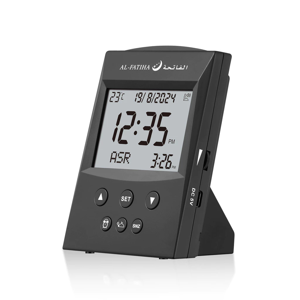 2025 New Arrival Digital Azan LCD DeskMuslim Athan Watch Reminder Hijri ...