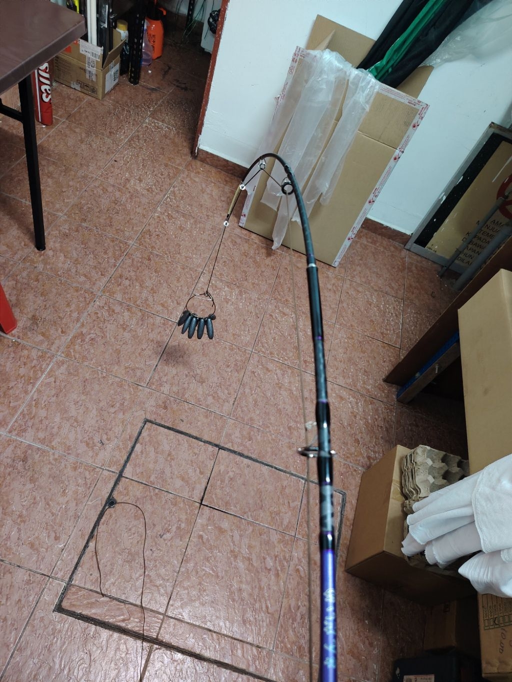 Joran Pancing Torikumu kotai 3, Rod Spinning Solid Joran keli, patin ...