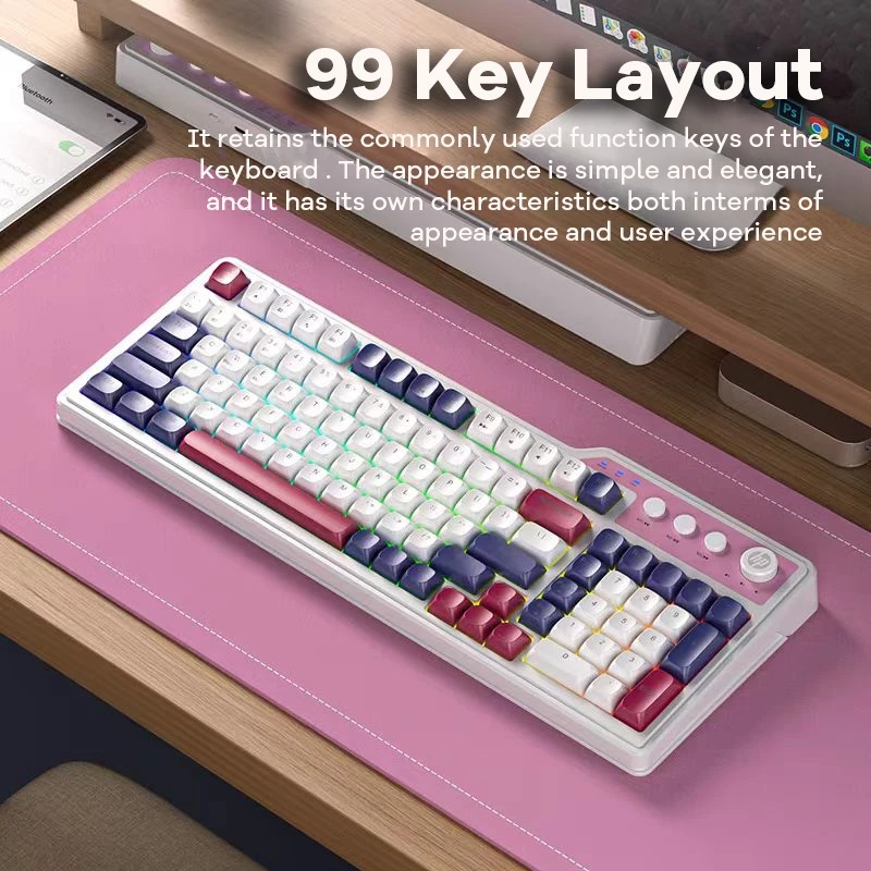 HP K360 99-KEYS WIRED USB GAMING KEYBOARD WITH DUAL MODE SWITCH, RGB ...