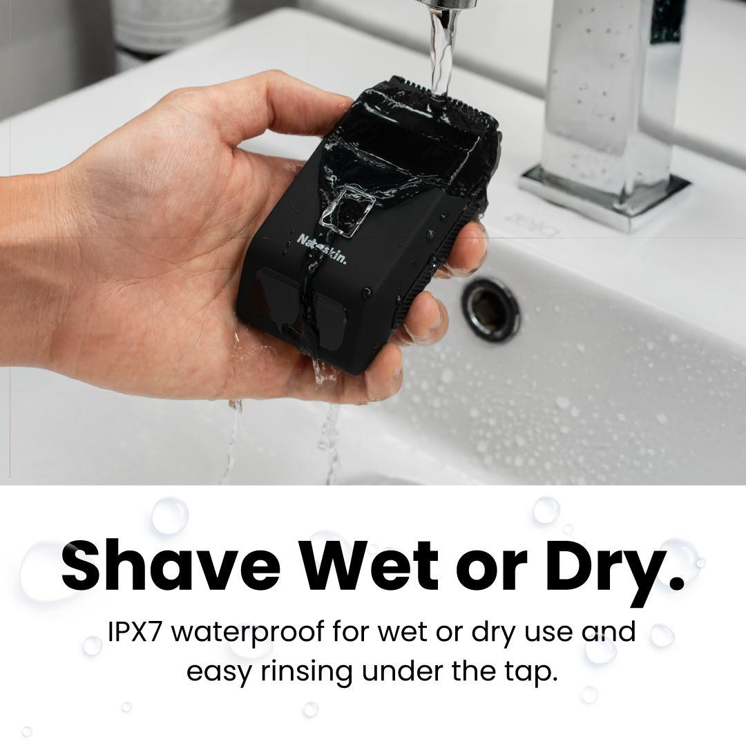Nateskin Face Shaver 2.0: Electric Facial Hair Shaver No Nicks Wet Dry ...