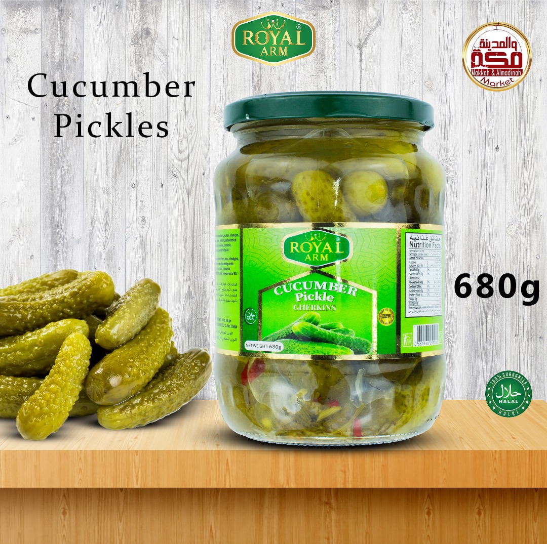 Royal Arm Cucumber Pickle/Pickle/Cucumber Pickle/ whole/sliced/Jeruk ...