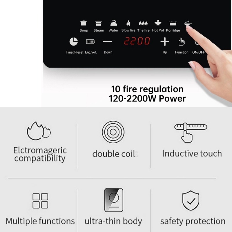 [Same day delivery]PANASONIC 2200W Electric Induction Cooker Dapur ...