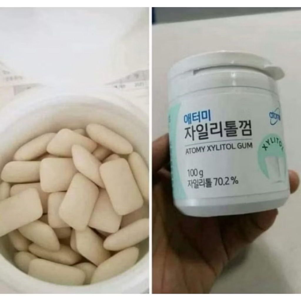 ATOMY XYLITOL Chewing Gum 100g 木糖醇口香糖 (Xylitol fights cavities ...