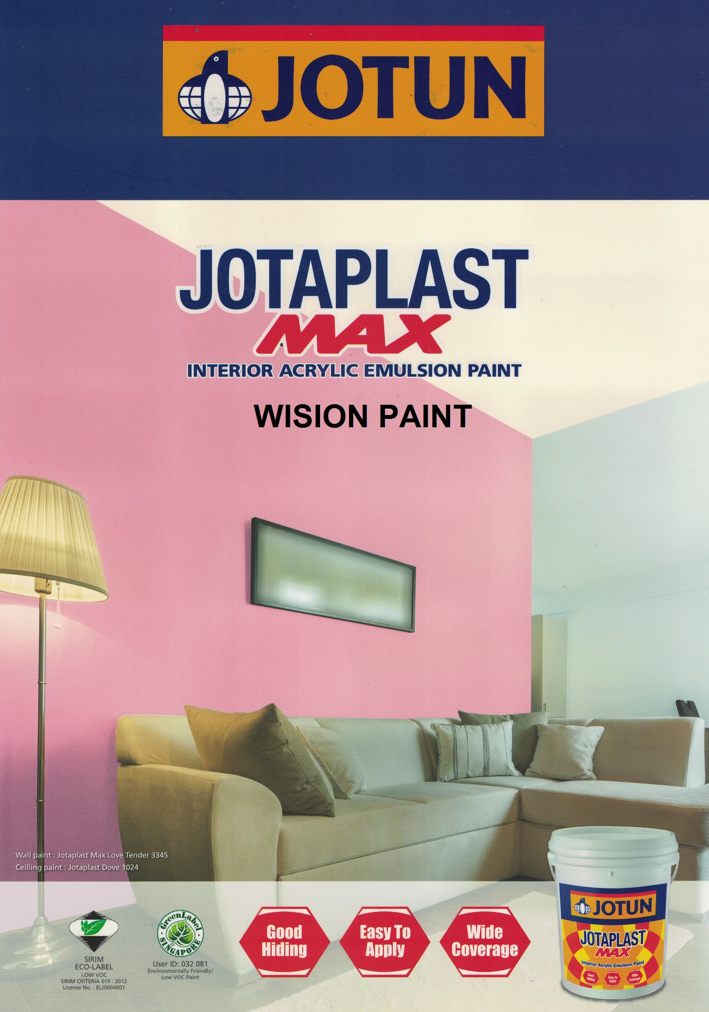 7L Jotun Jotaplast Max Modified Emulsion Paint ( FREE 7" ROLLER SET ...