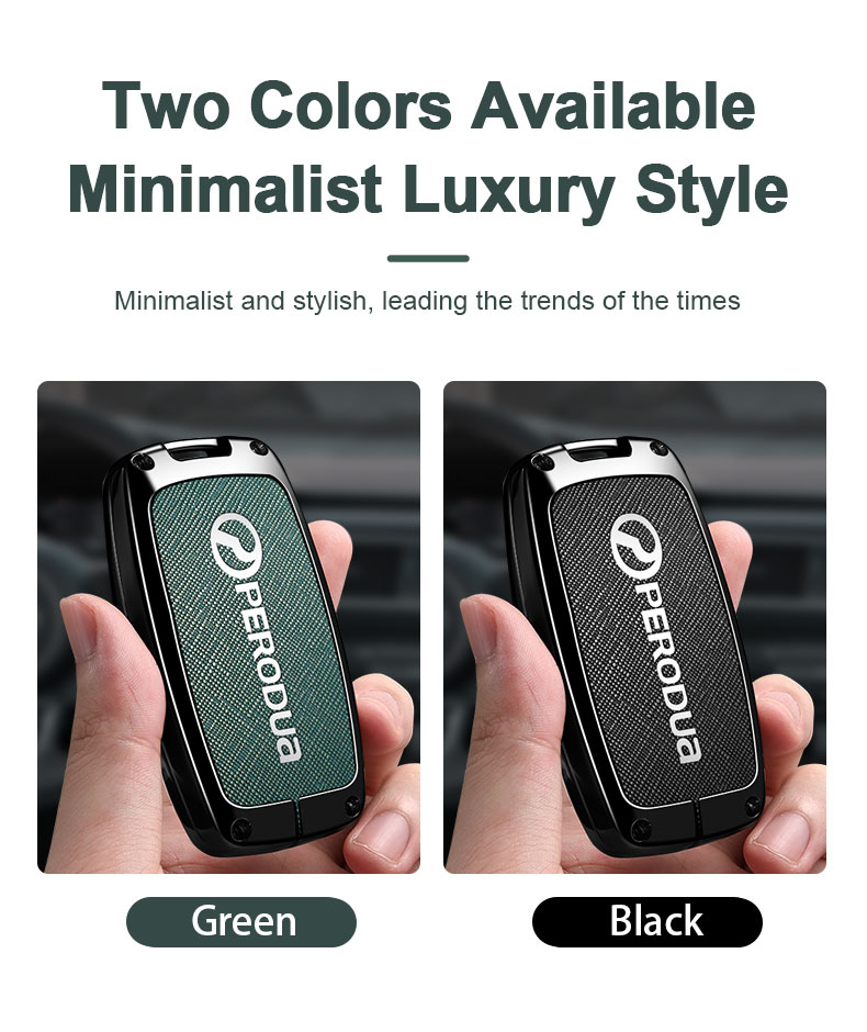 Remote Car Key Cover Alloy Case for Perodua Ativa Alza Axia 2024 ...