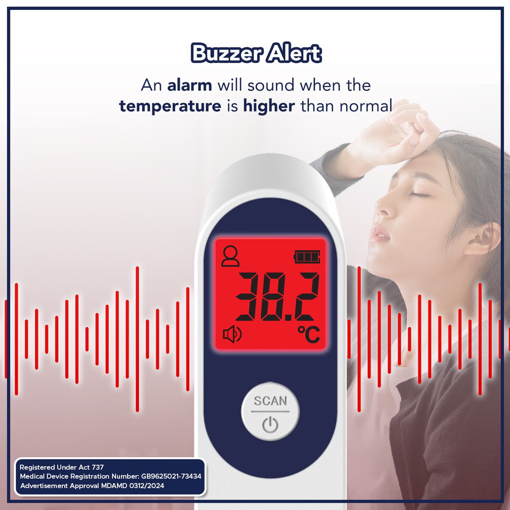 OUSON Infrared Thermometer Baby Digital 4 In 1 Temperature Termometer ...