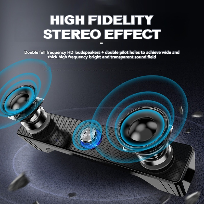 Mini USB Speaker Bluetooth Wayar untuk PC dan Teater Rumah Surround ...