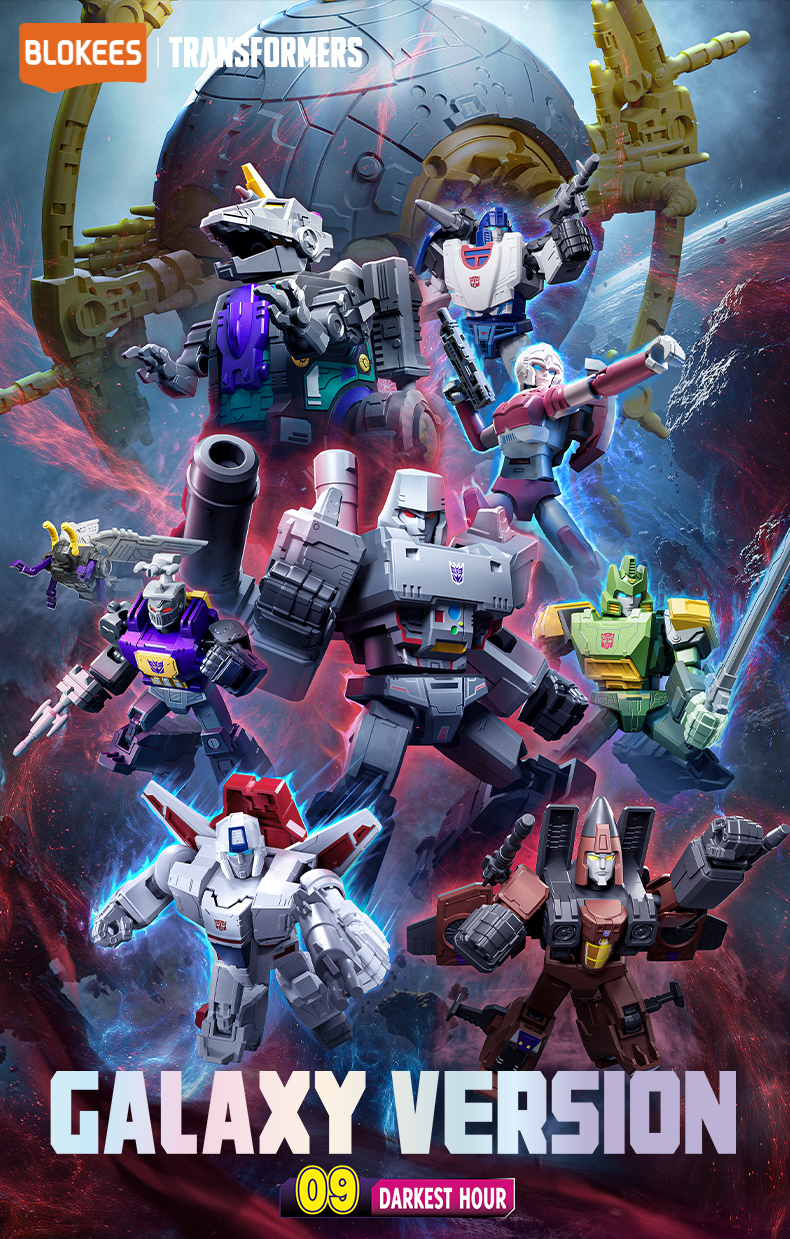 BLOKEES Transformers Galaxy Blind Box Figures Darkest Hour Full Set ...