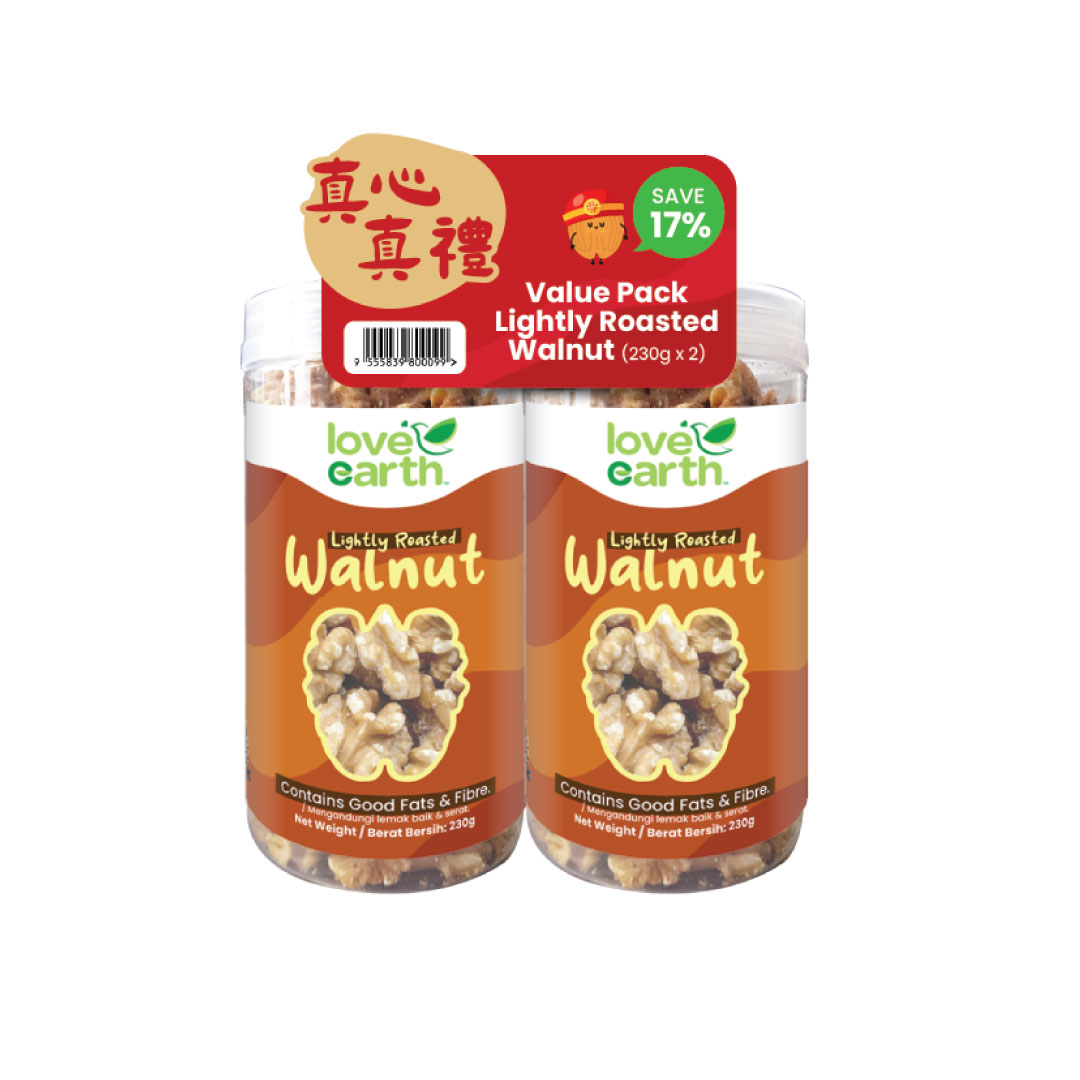 Love Earth CNY 2026 Double Happiness Twin Pack Lightly Roasted Walnut ...