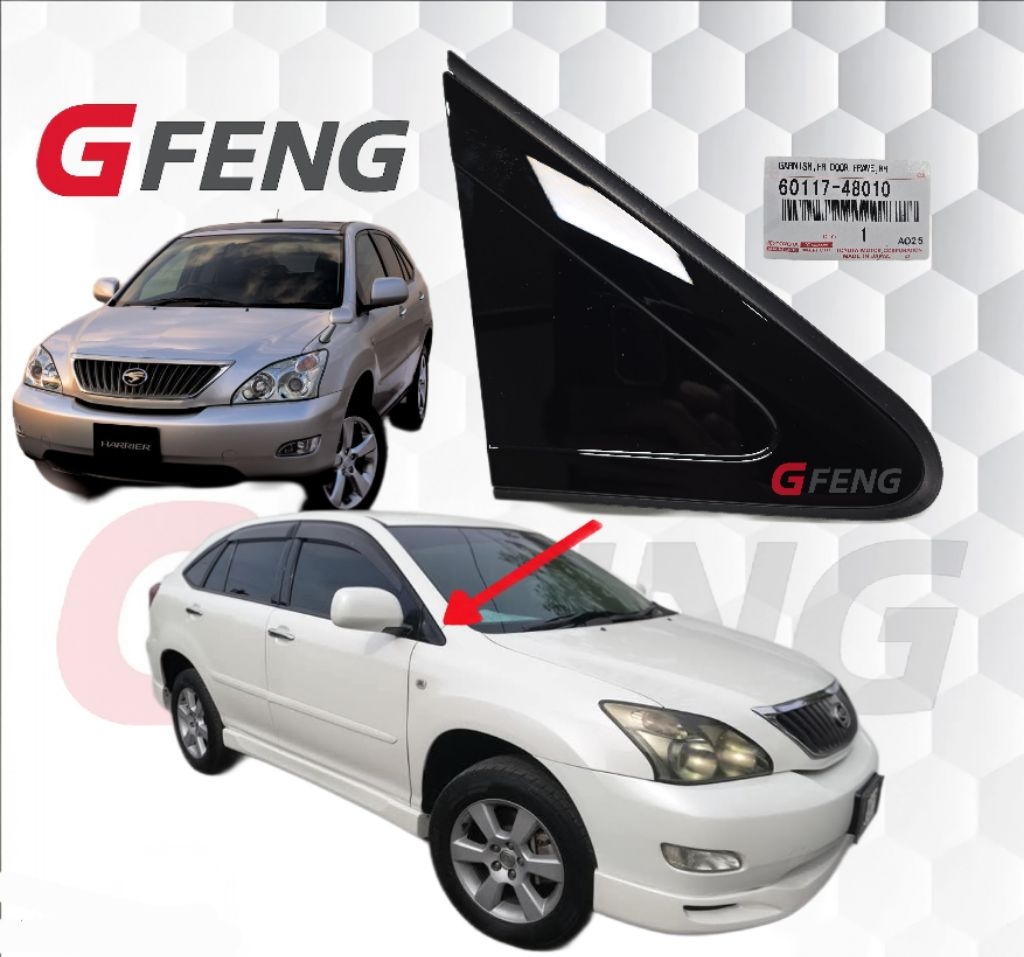 ORIGINAL TOYOTA HARRIER 2007 ACU30 ,MCU30 DOOR MIRROR END SIDE COVER ...