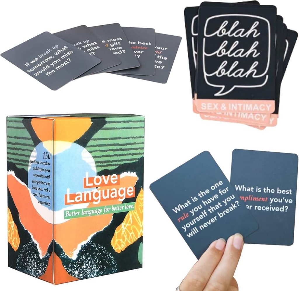 Love Language Truth Dare Couple Card Game Conversation Beginner ...