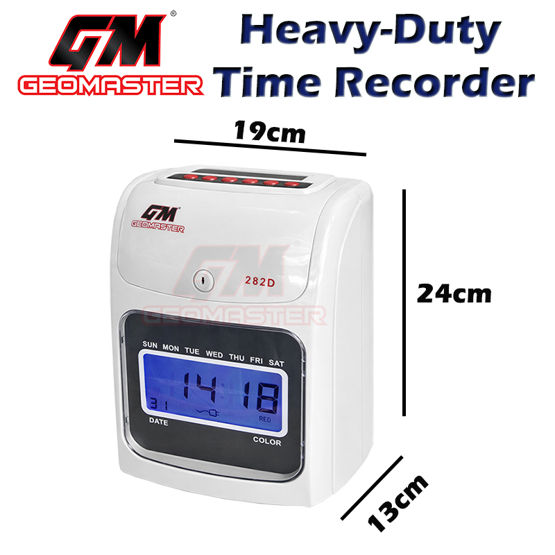 Geomaster 282D Analog Time Recorder Punch Card Machine (Industrial ...