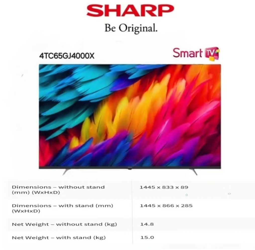 (FREE SHIPPING) NEW SHARP 4K 4TC65GJ4000X Series Smart TV Youtube ...