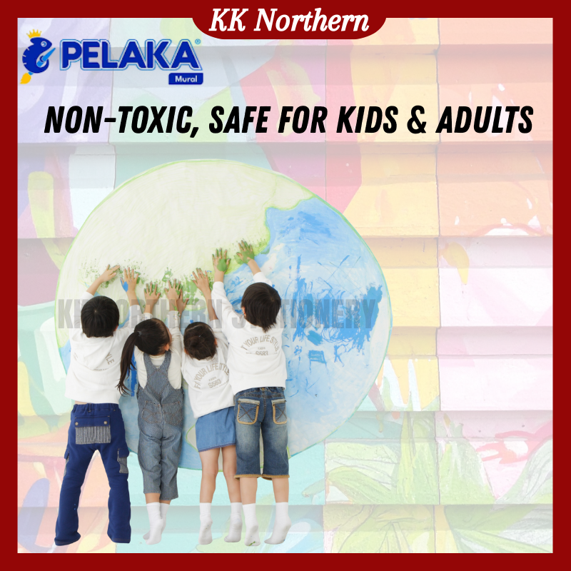 Pelaka Mural Colour Paint 1 kg Poster Colour 1KG (NORMAL COLOR ...