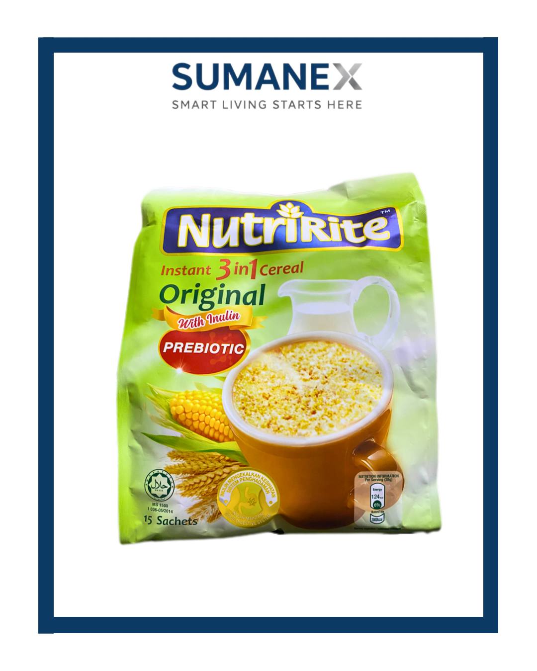 NutriRite Original Instant Cereal 3 Dalam 1 (15s x 28g) | Shopee Malaysia