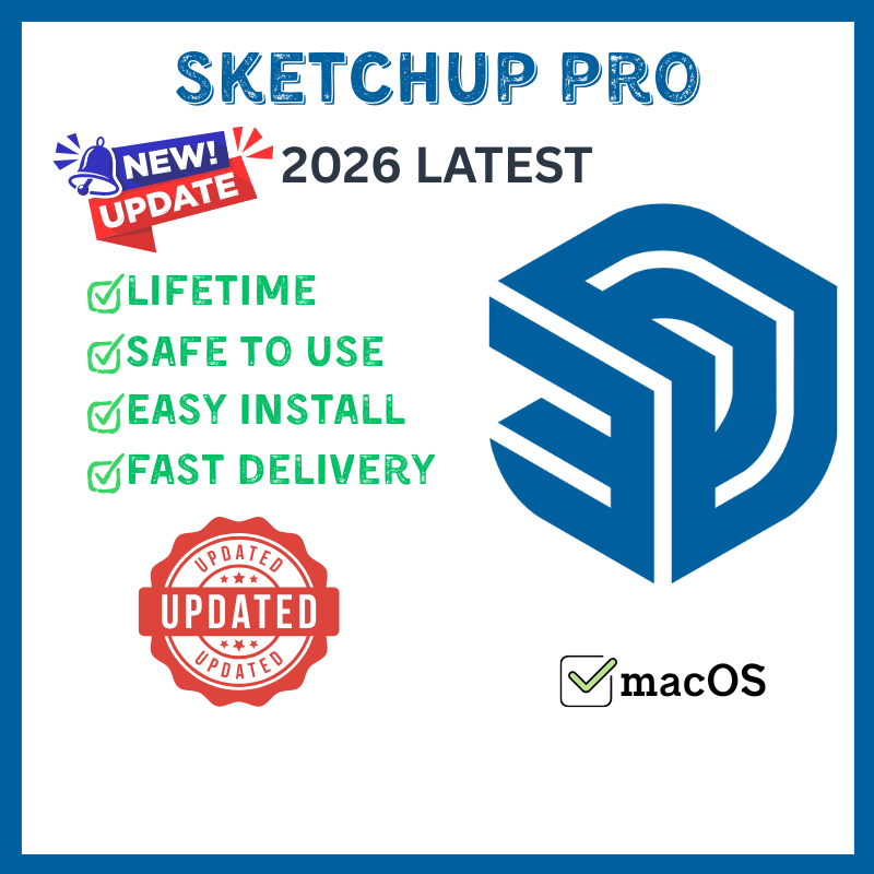 SketchUp Pro 2026 Latest with Installation Tutorial (macOS) | Shopee ...