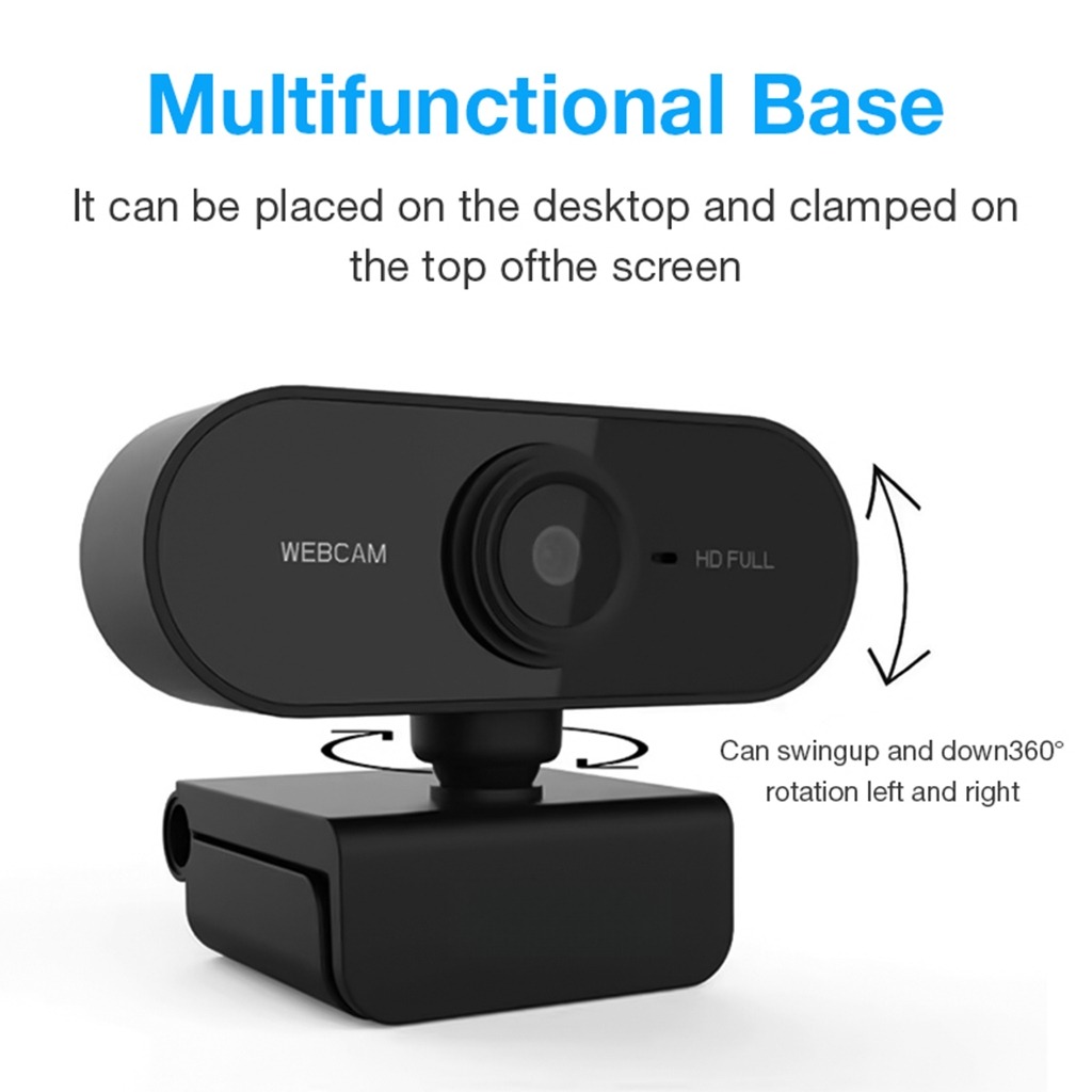 Computer Webcam HD For PC 2K Mini Web Camera with Microphone USB 2.0 ...