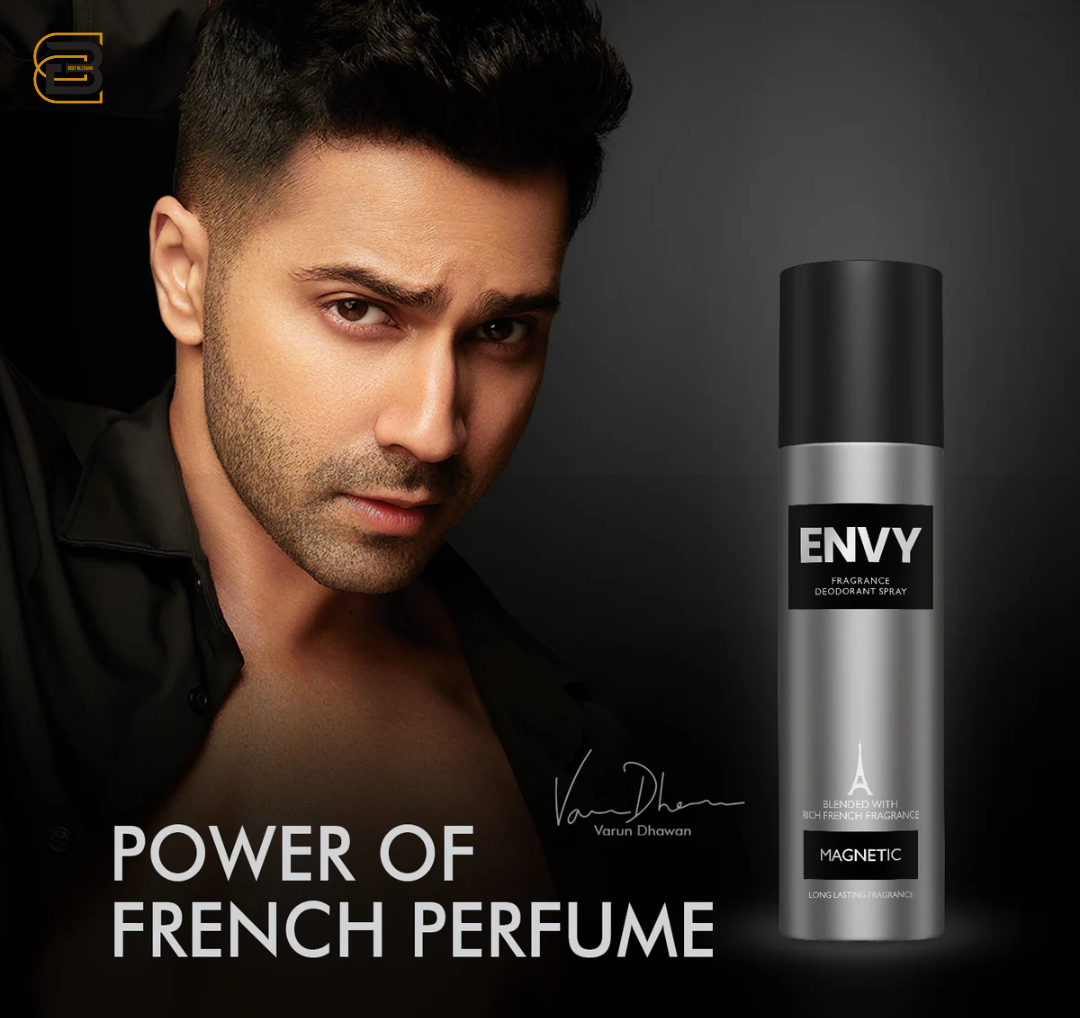 ENVY Men Perfume EDP 50ML Fiery Dark Noir + Deodorant Spray 120ML ...