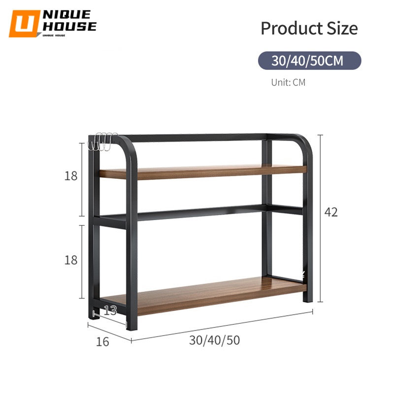 Rak Rempah Ratus Dapur Spice Rack Kitchen Organizer Storage Rack Rak ...