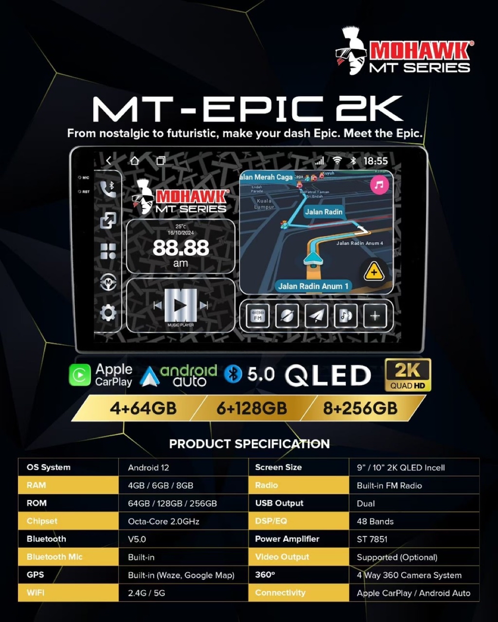 MOHAWK MT SERIES EPIC EDITION 2K ANDROID PLAYER PREMIUM QUALITY (FOC ...